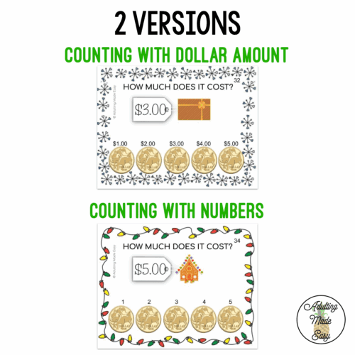 How Much Does It Cost? Holiday Task Cards AUSTRALIAN