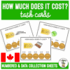 CANADIAN How Much Does It Cost? Task Cards