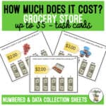 How Much Does It Cost? Grocery Store Task Cards