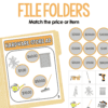 Simple Hardware Store Ads - File Folder Activities