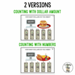 Next Dollar Up: Fast Food Task Cards