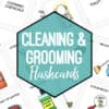 Cleaning & Grooming Flashcards & Sorting Activity