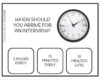 Job Interview Task Cards