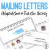 Mailing Letters Adapted Book & Task Box Activity