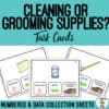 Cleaning or Grooming Supplies Task Cards