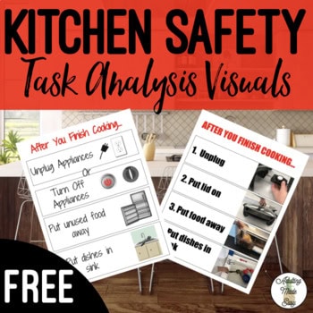 Kitchen Safety Task Analysis Visuals