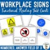 Workplace Signs Task Cards