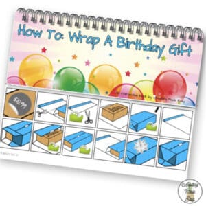 How To: Wrap a Gift Adapted Book & Google Slides