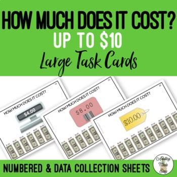 How Much Does It Cost? (up to $10) Large Task Cards