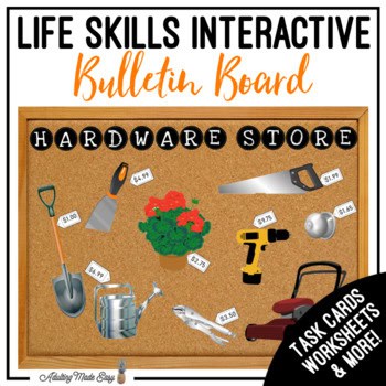 Hardware Store Interactive Bulletin Board - Adulting Made Easy