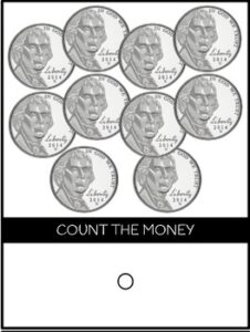 US Money Task Boxes - Adding Coins & Bills (Counting Money)
