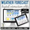 Weather Forecast Digital Task Cards