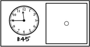 Analog Clocks Task Boxes - Picture to Picture