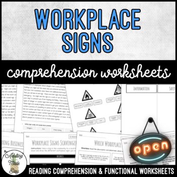 Unit 10 Workplace Signs - Functional Worksheets