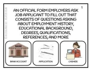 Which Vocation Vocab Word Task Cards