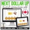 CANADIAN Next Dollar Up Digital Task Cards
