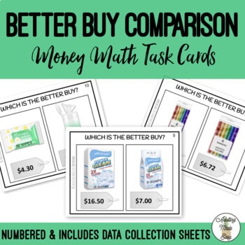 Better Buy Comparison Task Cards
