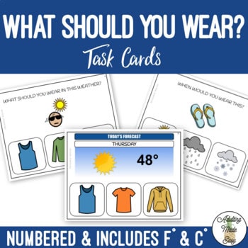 What Should You Wear? Task Cards SS