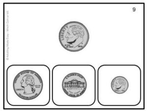 Us Money Matching Task Cards