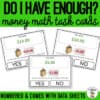 Do I Have Enough Money Task Cards