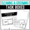 Cleaning & Grooming Task Boxes - Picture to Definition