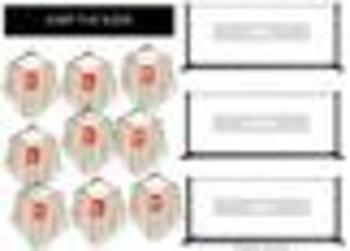 Sorting Tag Sizes Drag & Drop Boom Cards