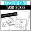 Occupations Task Boxes - Word to Picture