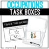 Occupations Task Boxes - Trace The Word