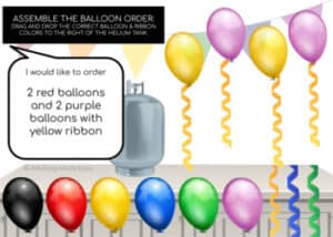 Balloon Orders Drag & Drop Boom Cards