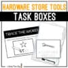 Hardware Store Tools Task Box BUNDLE