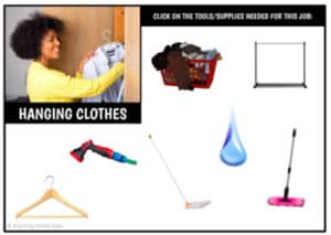 Chores - Which Supplies Do You Need? Boom Cards