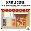Pizza Order Interactive Bulletin Board Work Task