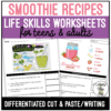 Reading Smoothie Recipes Worksheets
