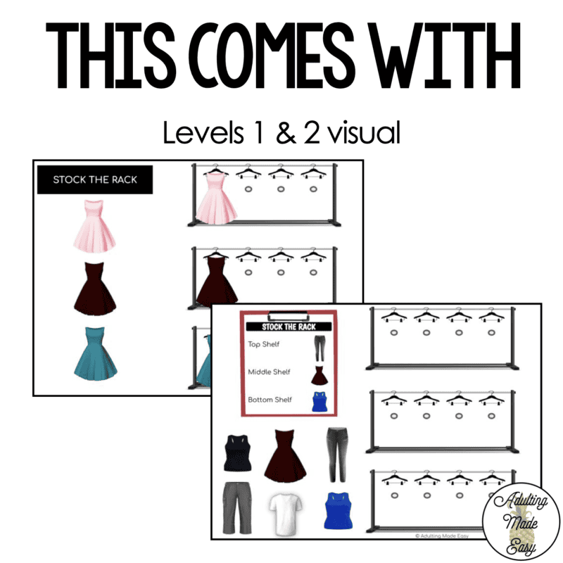 Stock the Rack (Clothing Store) Drag & Drop Google Slides