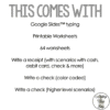 Writing Checks & Receipts Worksheets and Google Slides