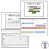 Writing Checks & Receipts Worksheets and Google Slides