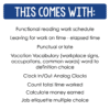 Job Skills Daily Warm Up Worksheets Level 3