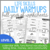 Life Skills Daily Warm Up Worksheets Level 2