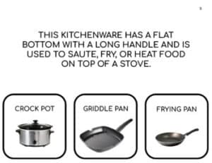 Which Cooking & Kitchen Vocabulary REAL PHOTOS Task Cards