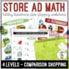 Holiday Department Store Ad Math - Comparison Shopping