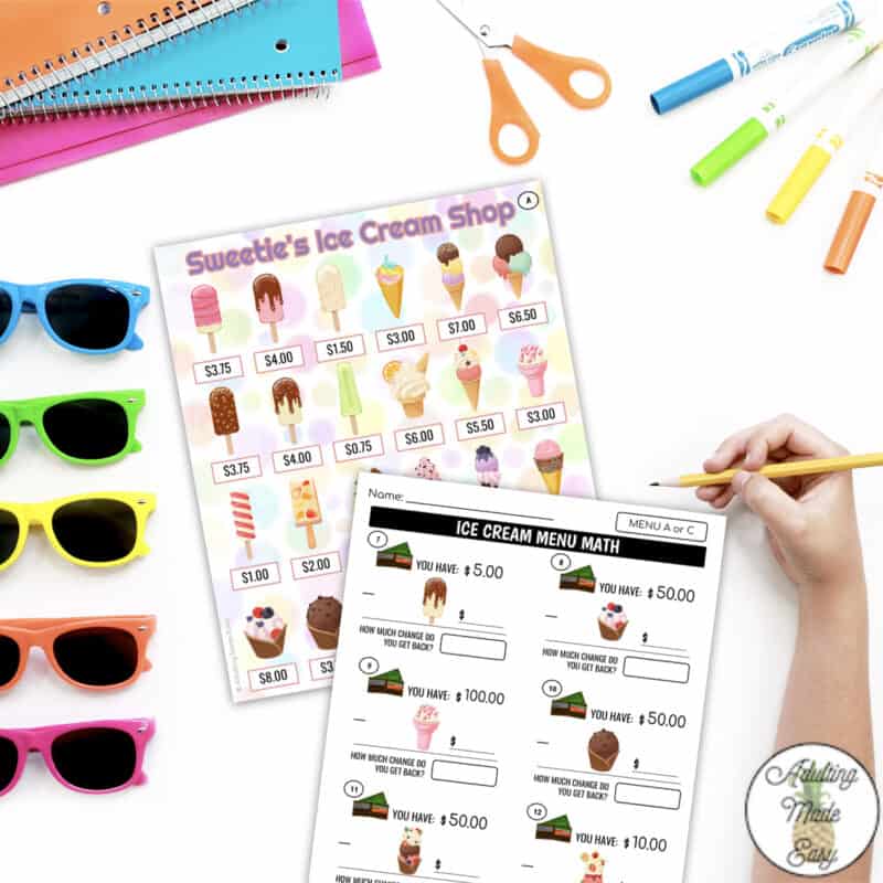 Menu Math Full Year Bundle