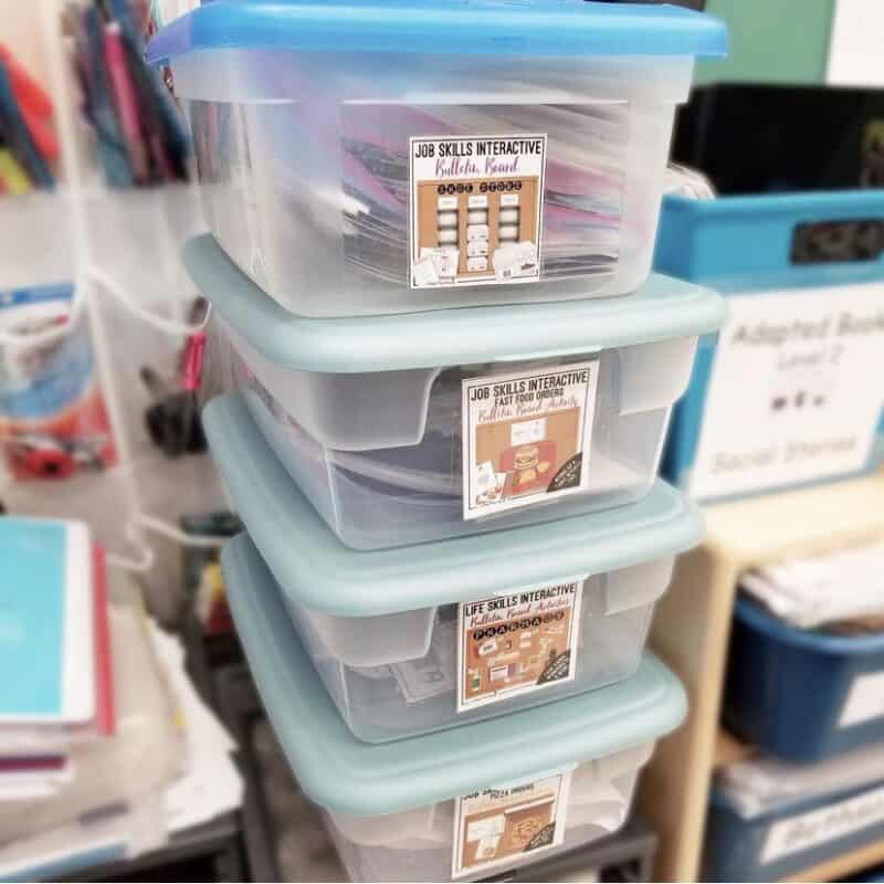 Interactive Bulletin Board Work Task Bundle