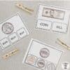 Us Money Matching Task Cards