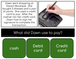 Money & Banking Reading Comprehension Digital Activity