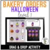 Halloween Bakery Orders Drag & Drop Google Slides