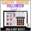 Halloween Bakery Orders Drag & Drop Boom Cards