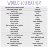 Would You Rather - Spring & Easter Activity