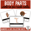 Body Parts Word to Picture Task Cards