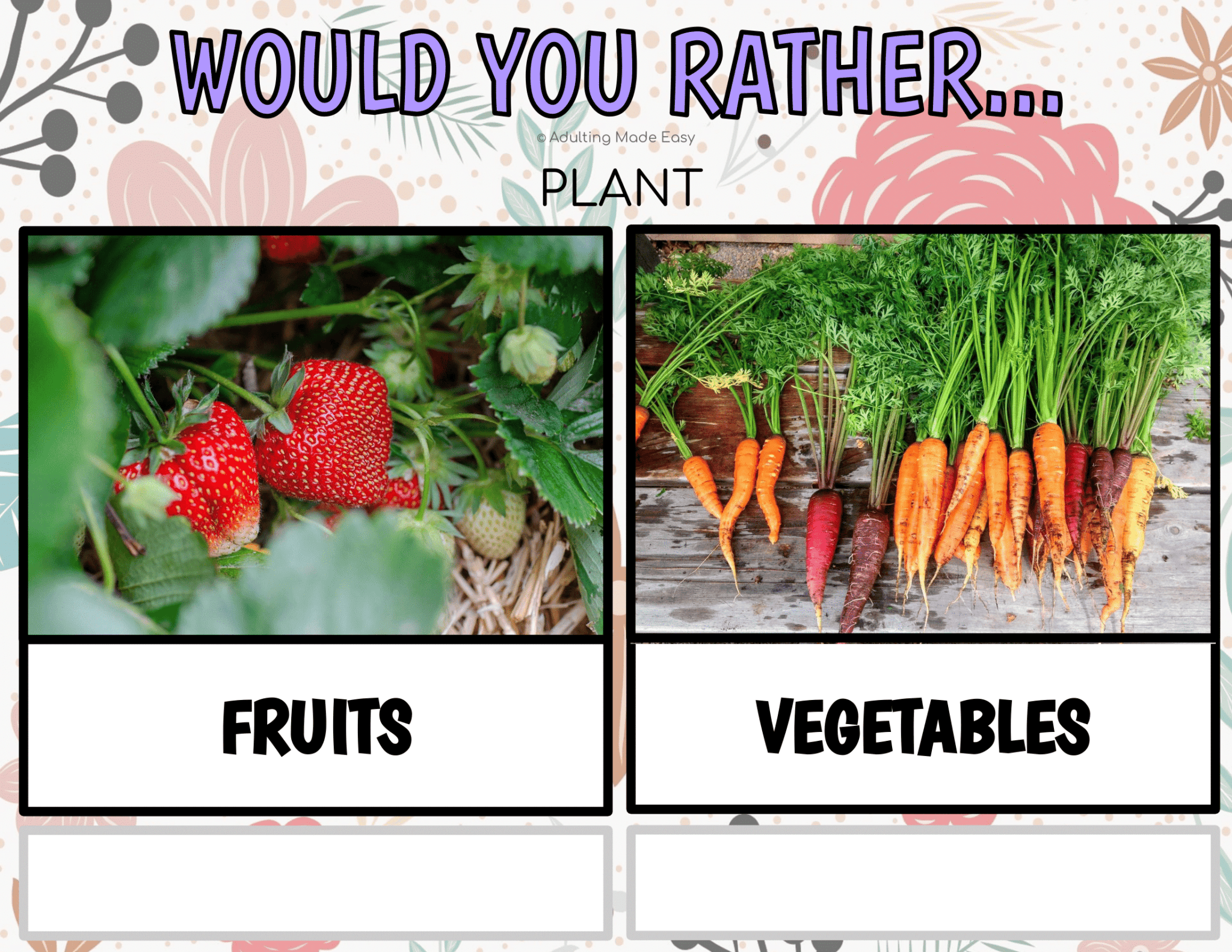 Would You Rather - Spring & Easter Activity