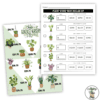 Plant Shopping Next Dollar Up Worksheets